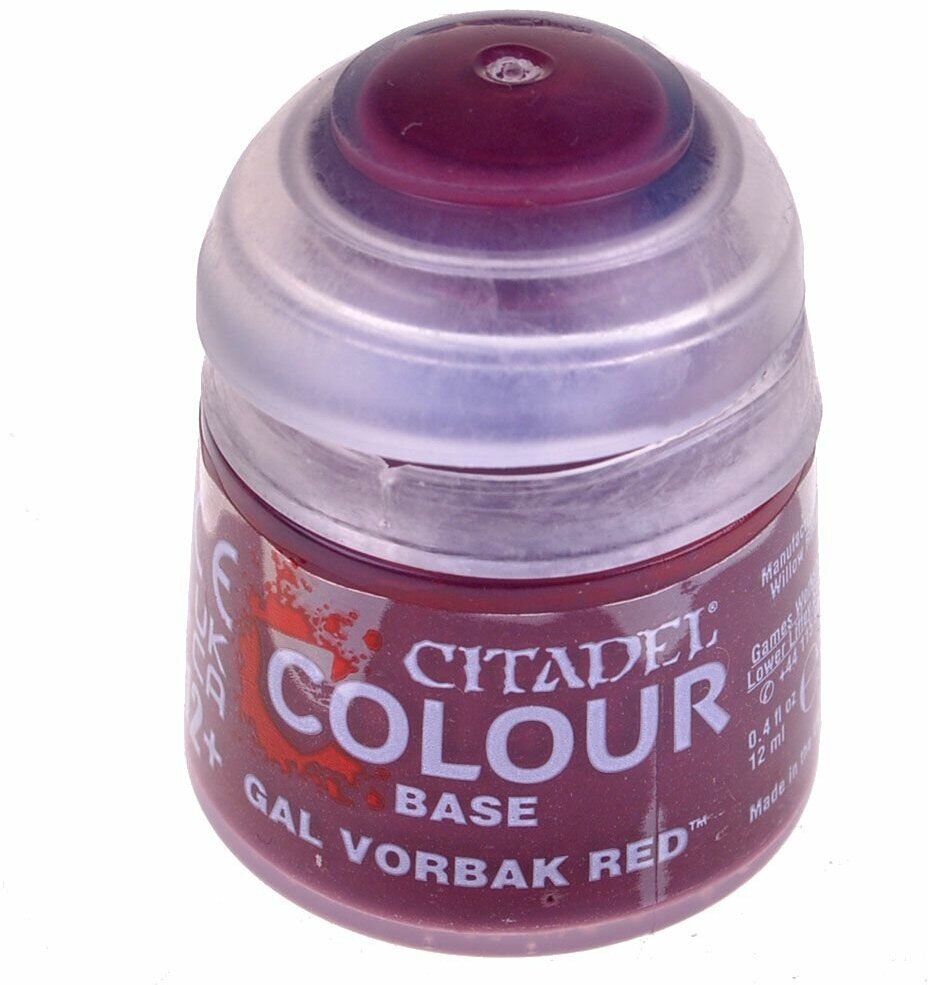 Краска акриловая Citadel Base: Gal Vorbak Red (12 мл.)