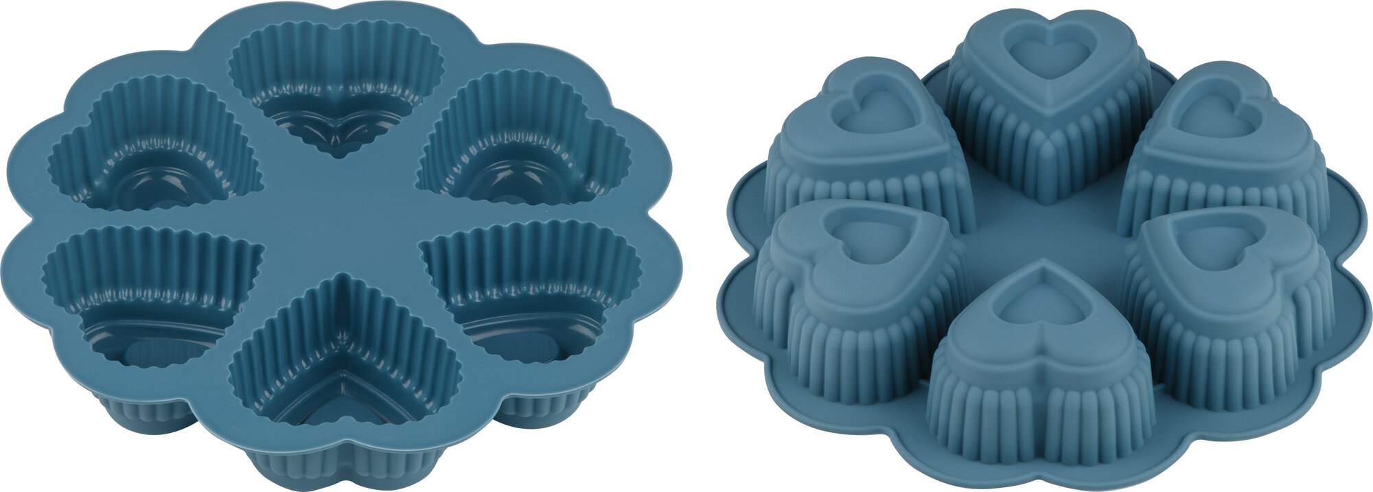 Форма для выпечки силиконовая круглая 25х4,5 см PERFECTO LINEA Bluestone серо-голубой (20-018818)