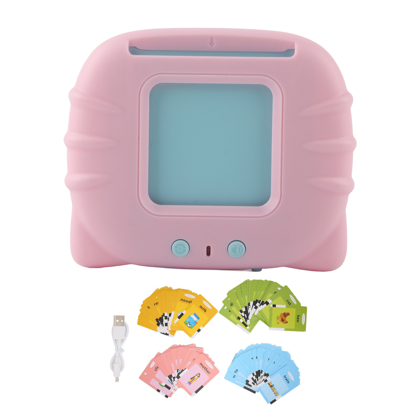 Карточки для малышей Обучающие игрушки 112 Карточки для обучения для малышей 2 4 лет Розовый