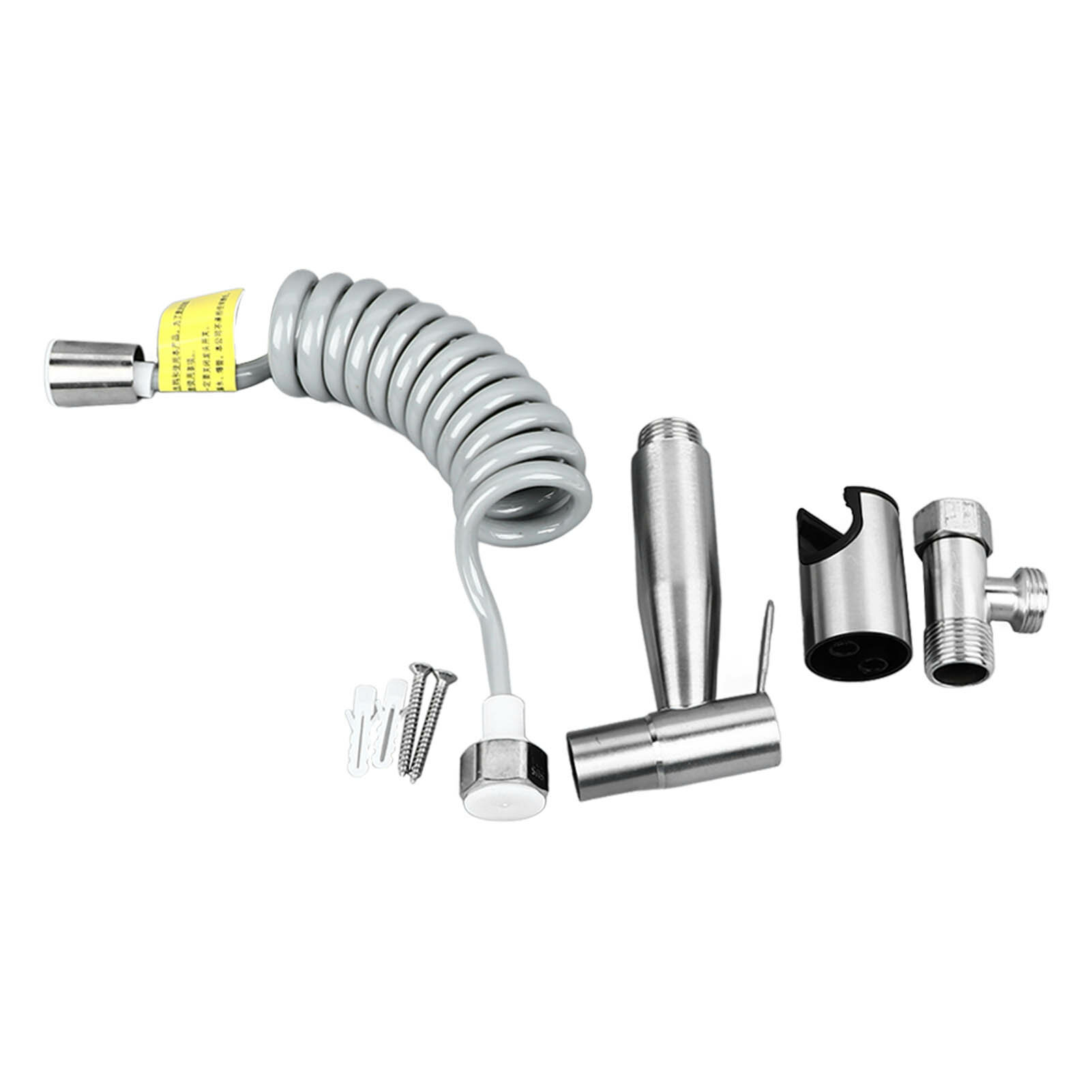 Ручной распылитель для биде для туалетной бумаги, подгузников, распылитель из нержавеющей стали, набор для распыления биде в ванной комнате, регулируемое давление воды