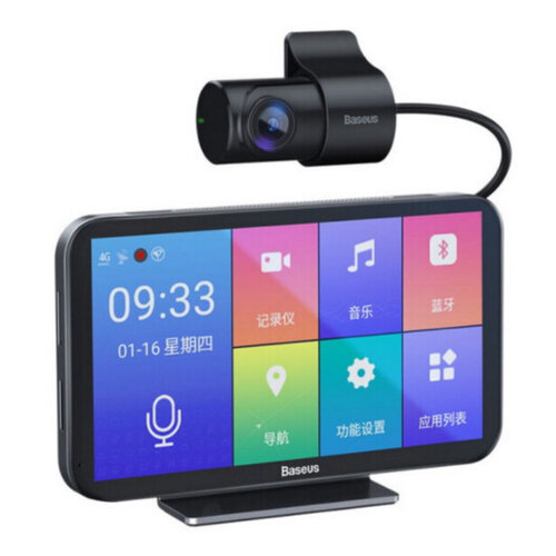 Видеорегистратор Baseus Voice Car Video Recorder (General Version+4.39" Touch Screen+4G+AHD 1080P), Черный, CRJLY02-01