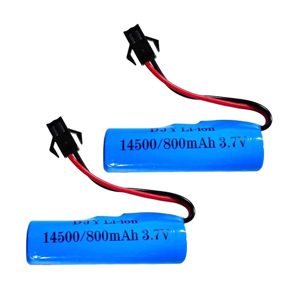 2шт Литий-Ионная Аккумуляторная Батарея 3,7 В 800 мАч для Моделей Игрушечных Дронов и Автомобилей с Дистанционным Управлением, Сменная Батарея