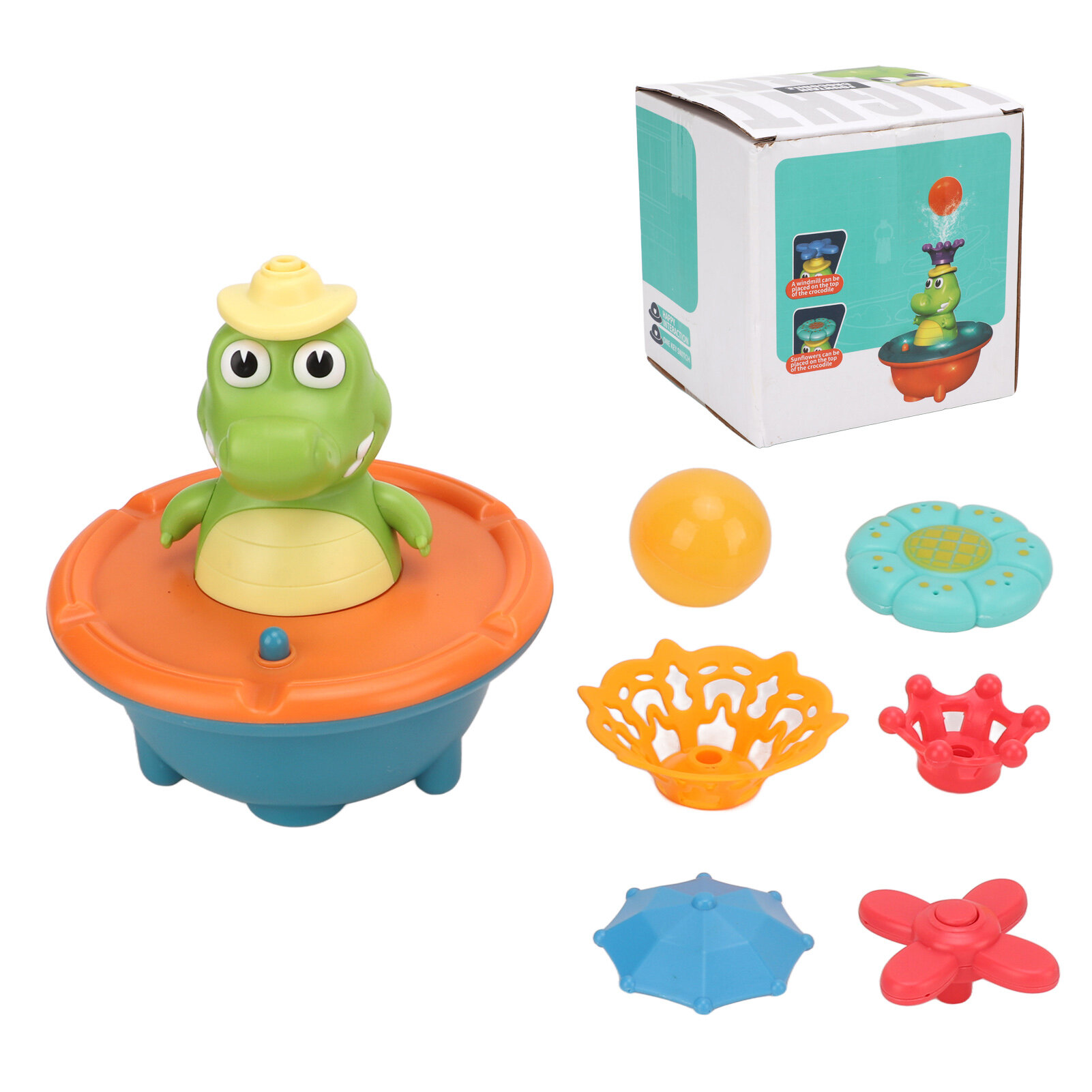 Детская игрушка для водного спринклера со светодиодной легкой музыкой спрей для водяной ванны для душа для душа детская игрушка для ванной комнаты игрушка бассейн