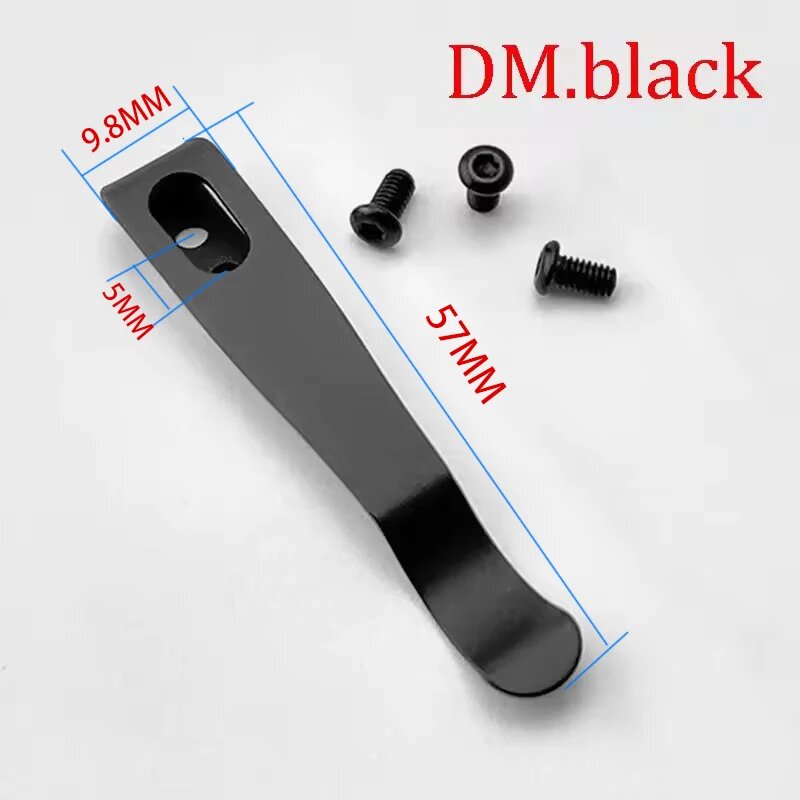 1 шт, задний зажим из нержавеющей стали для DIY, складной карманный нож, инструмент, аксессуары для самостоятельного изготовления, задний зажим, держатель для складного ножа на заказ