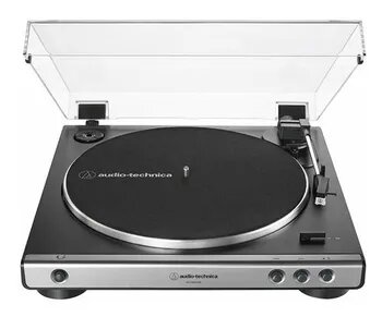 Виниловый проигрыватель AUDIO-TECHNICA AT-LP60X BK темно-серый
