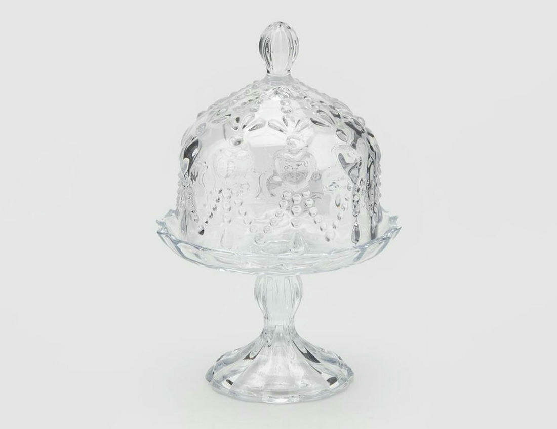 Бисквитница, стекло, 20х14 см, EDG