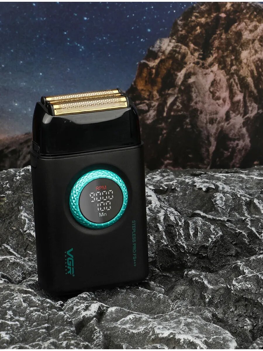 Электробритва мужская для лица аккумуляторная шейвер VGR V-377