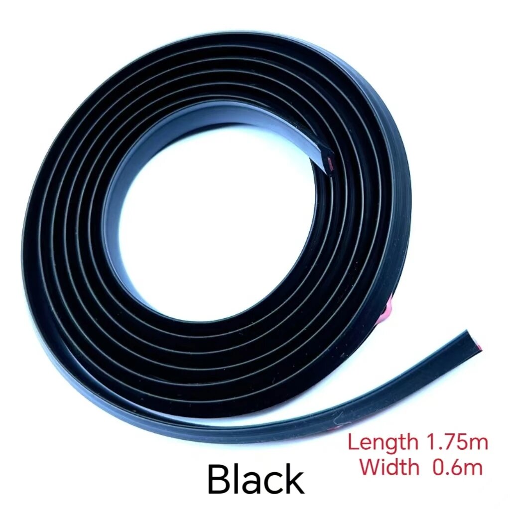 1750 мм колесные арки, боковые расширители крыльев, резиновая уплотнительная лента для Black 1750mm