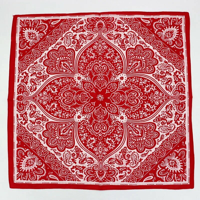 Красная хлопковая бандана La MaxPa paisley