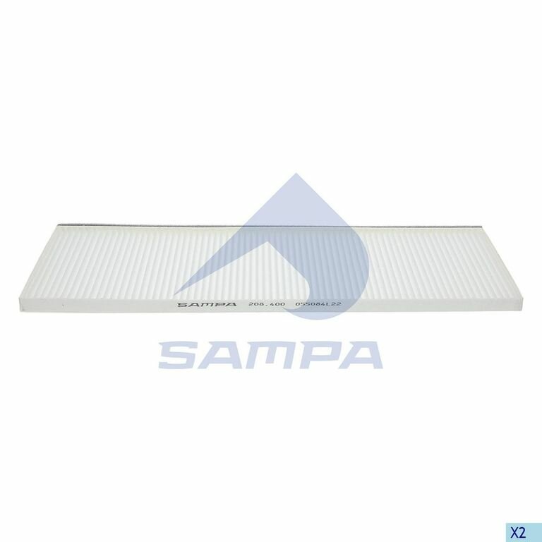 Фильтр салонный для МАН, Мерседес арт 208400 SAMPA