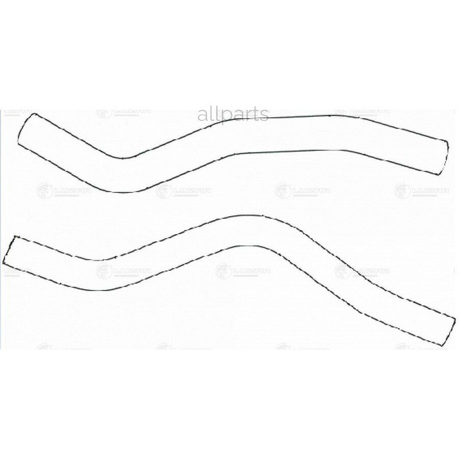 LUZAR LPKH 01172 Патрубки отоп. а/м Лада Largus FL (21-) 1.6i 16кл. (EPDM, кмпл, 2 шт.) (LPKh 01172) LUZAR LPKh 01172