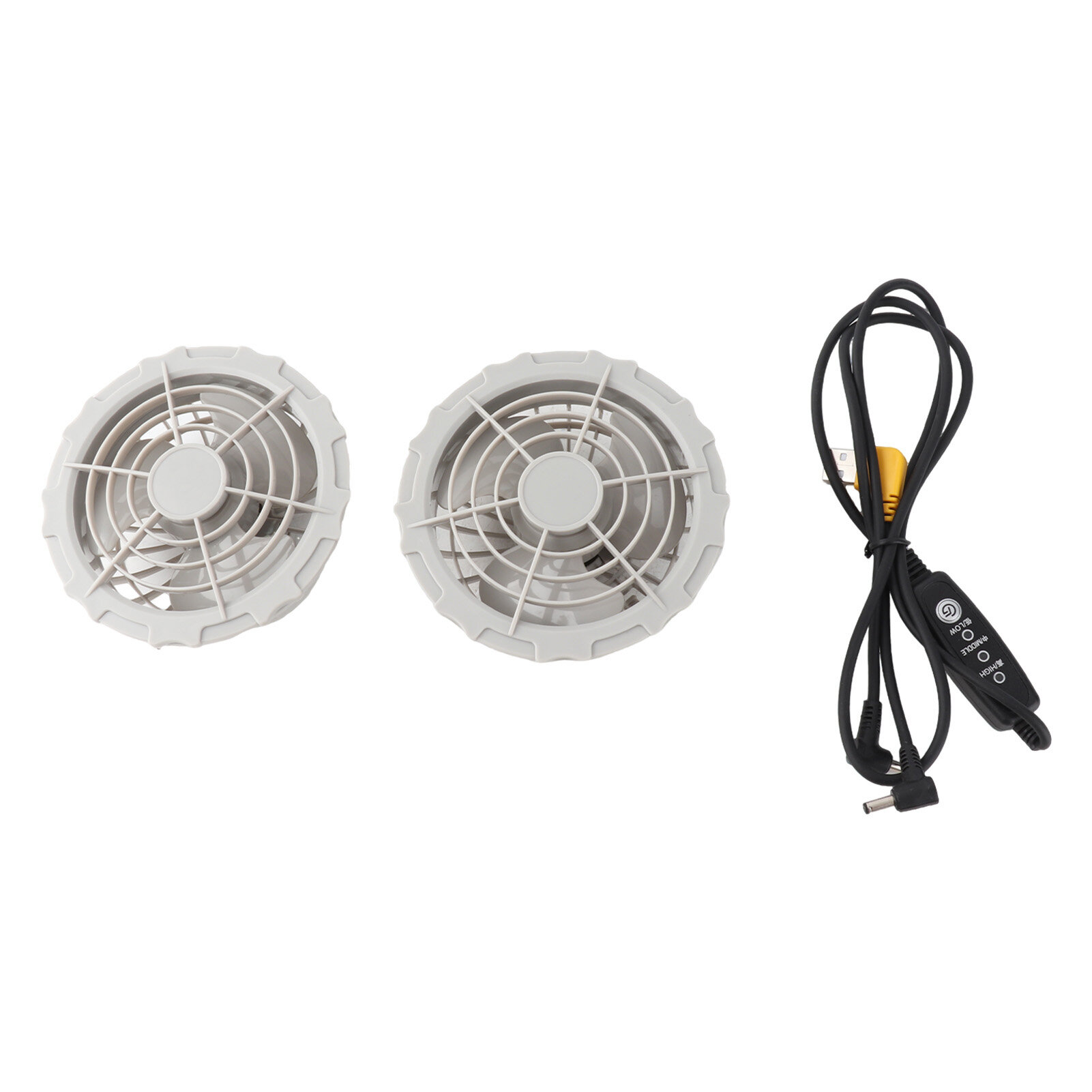 Вентилятор Для Одежды С Кондиционером Регулируемый Малошумный Бесщеточный Вентилятор Охлаждающего Жилета с Питанием от USB для Охлаждающей Рубашки 5V