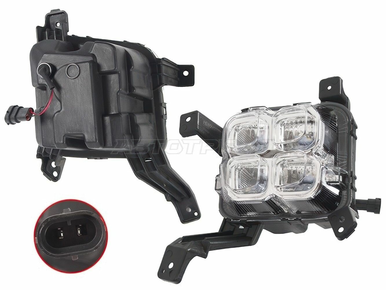 Фара противотуманная левая для КИА Соренто арт ST2232038LUE SAT