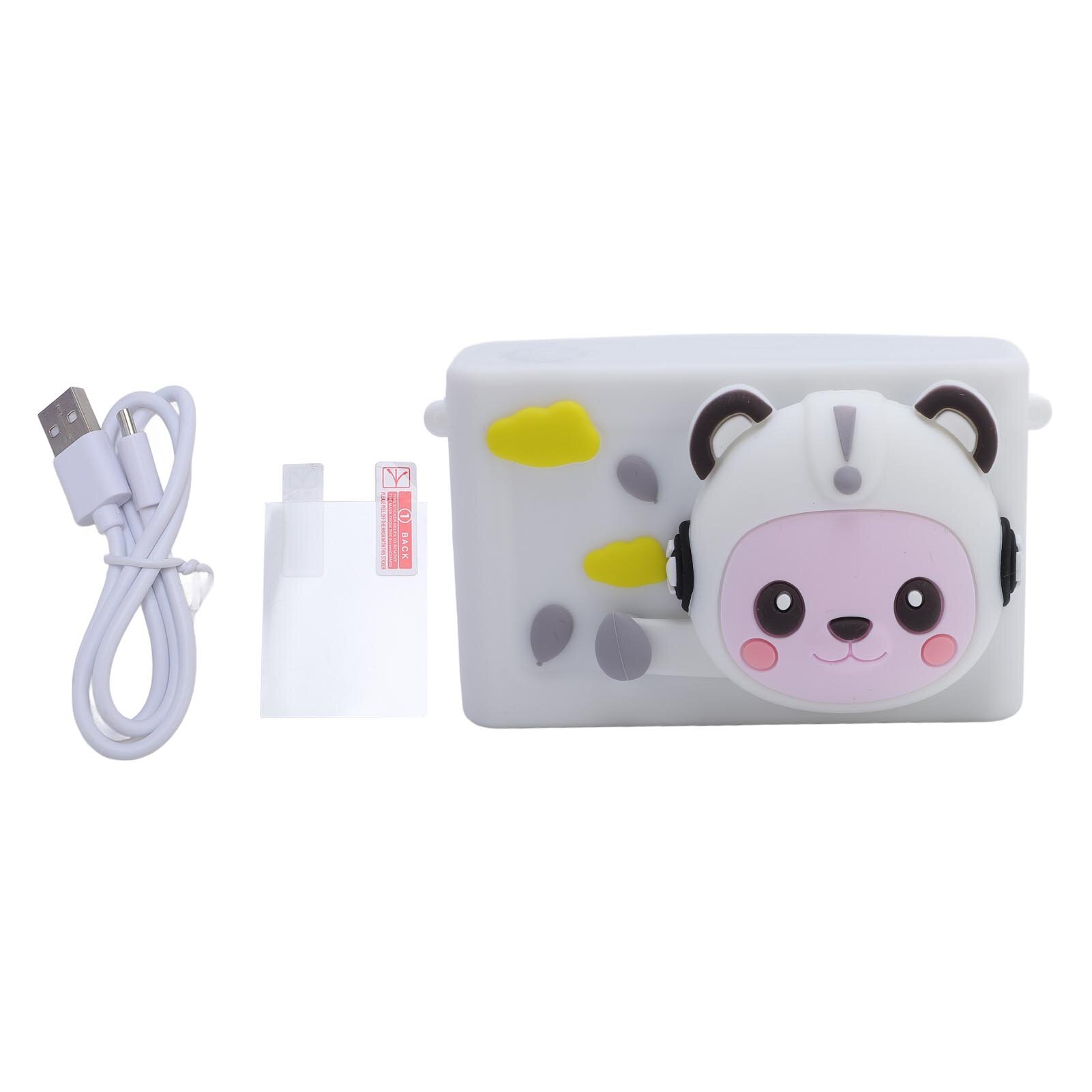 Видеокамера 1080P HD с двумя камерами, многофункциональная, с автофокусом, цифровым встроенным экраном, встроенными игровыми и музыкальными фильтрами, стикерами, компактная, небольшая, для фотосъемки, белая.