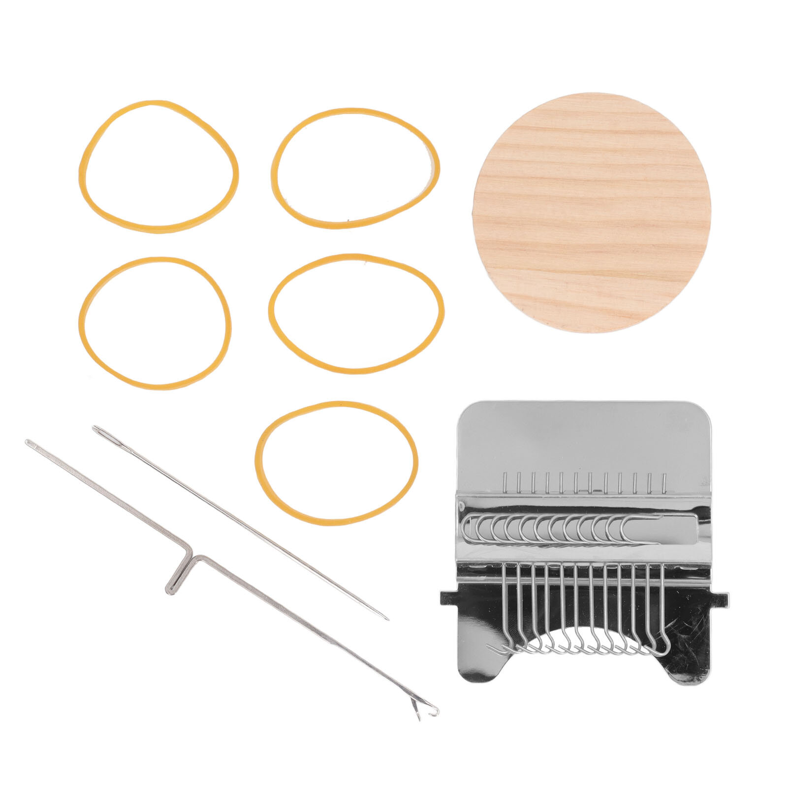 Маленький ткацкий ткацкий ткацкий ткацкий станок многоцелевой эффективный портативный ручный комплект ткацкого станка для починки штанов носки для одежды 12 булавок