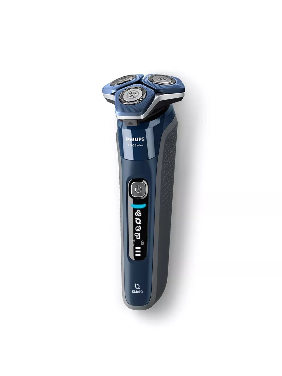 Бритва Philips S7885, электрическая, роторная, для влажного/сухого бритья, Li-Ion, 9Вт — фото 1