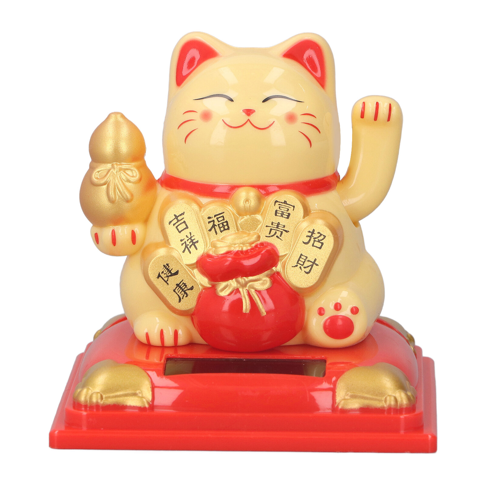 Счастливчика для размахивания кошачьей солнечной энергией Lucky Коша