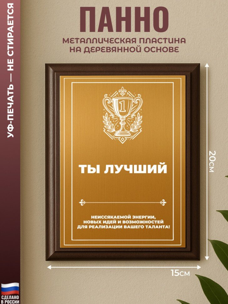 Настенный диплом "Ты лучший"