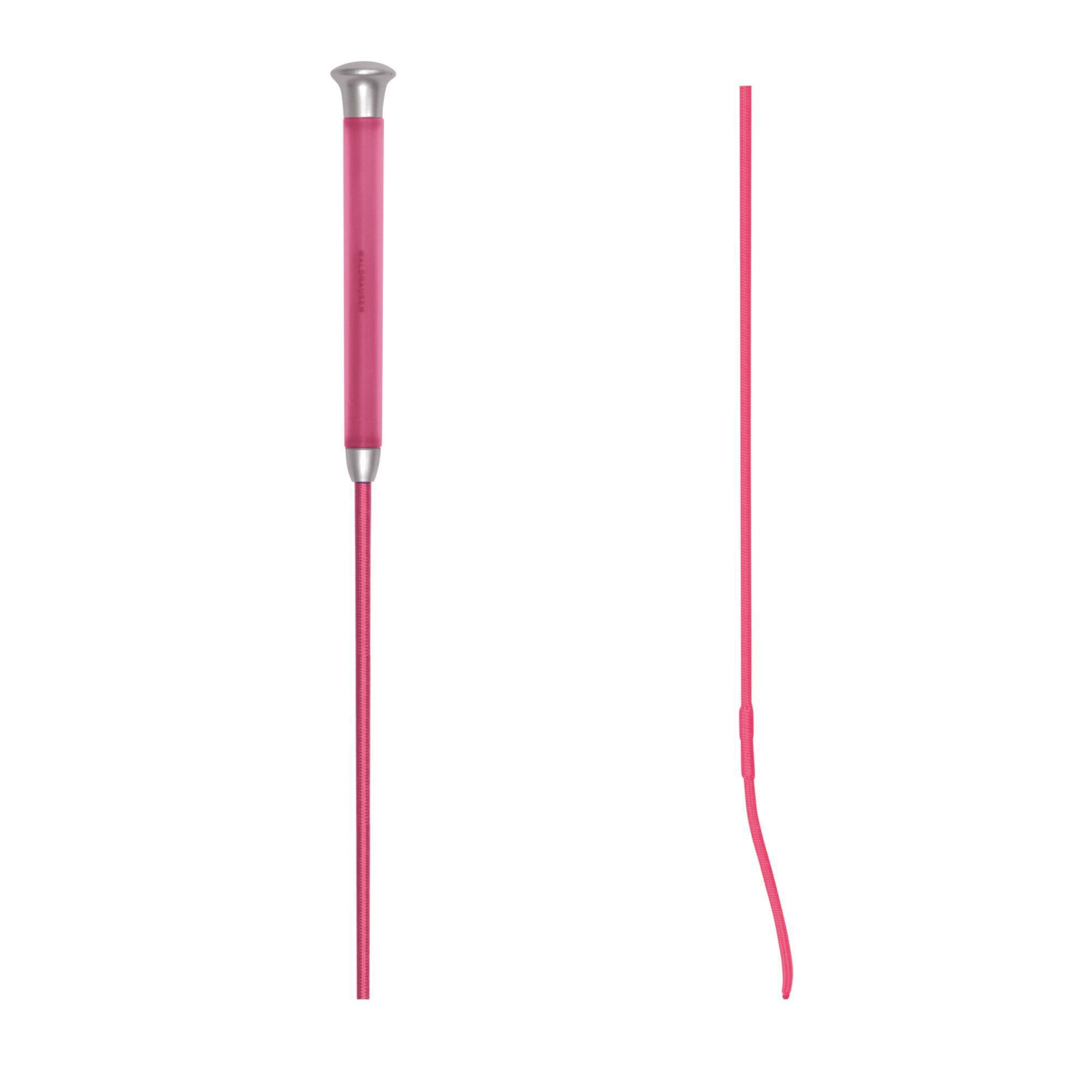 Decathlon Дрессировочный хлыст Waldhausen GelGrip, для лошади, 110 см, розовый