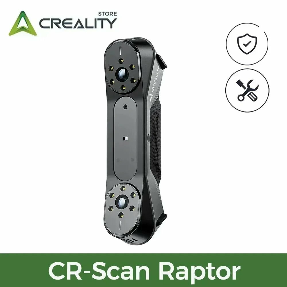 3D сканер CR-Scan raptor 3D принтер с точностью 0,02 миллиметра и частотой 60fps для сканирования синего лазера и почти инфракрасного излучения