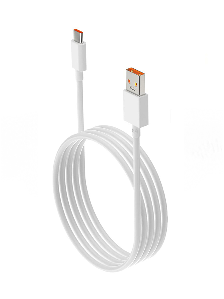 Xiaomi Кабель для быстрой зарядки Xiaomi 6A USB-A - USB-C data cabel 1м BHR4915CN белый