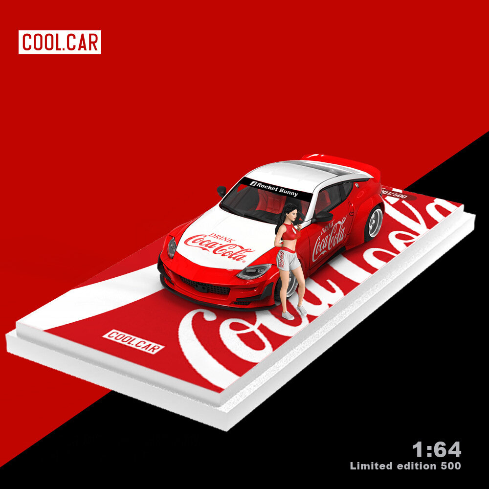 Легкосплавный автомобиль с имитацией покрытия Coca-Cola Nissan 400Z