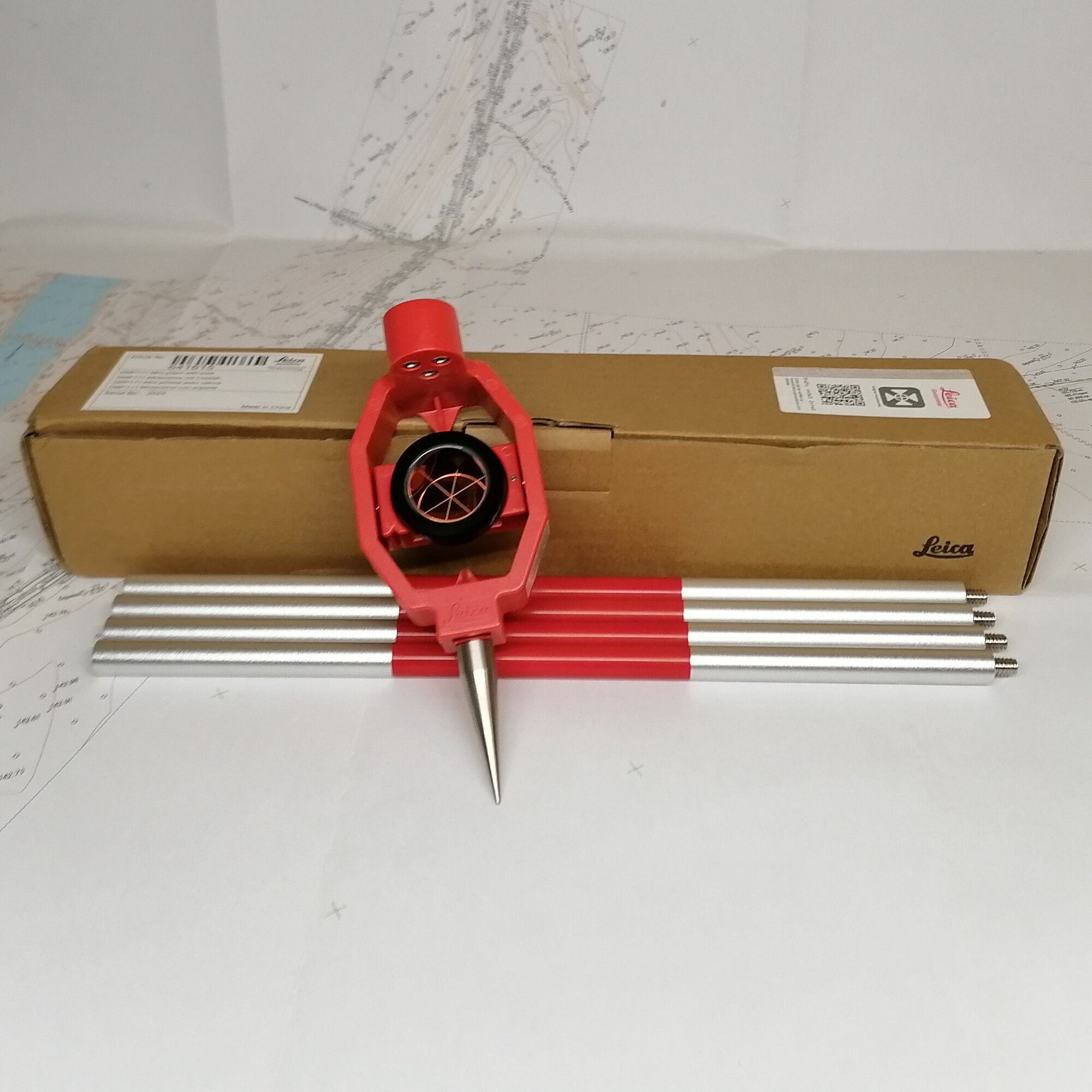 Leica GMP111 original мини-веха с мини-призмой геодезическая