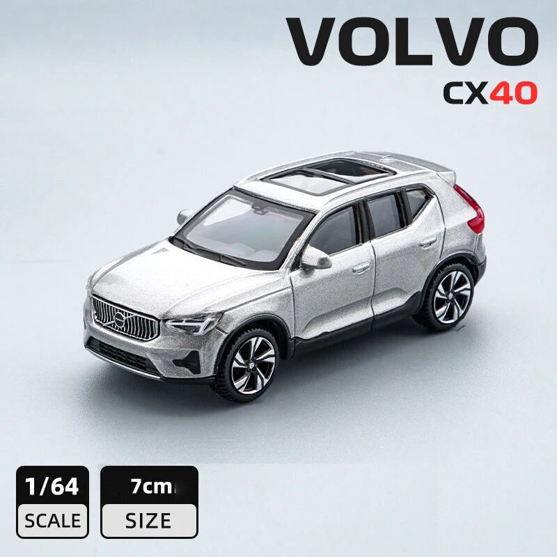 Bburago Масштабная модель автомобиля Volvo 1:64, XC40 Silver