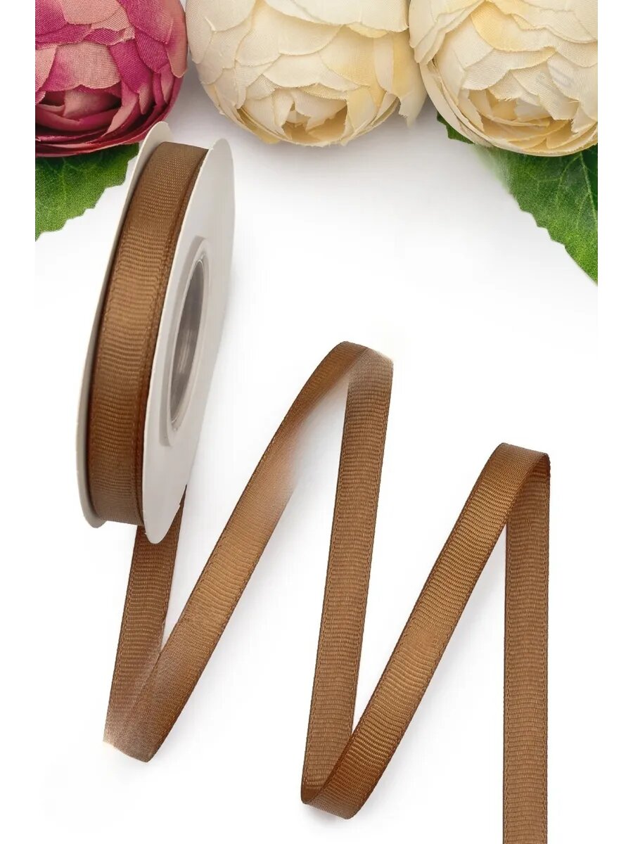 Лента репсовая 1см 1 сорт (20 ярдов)