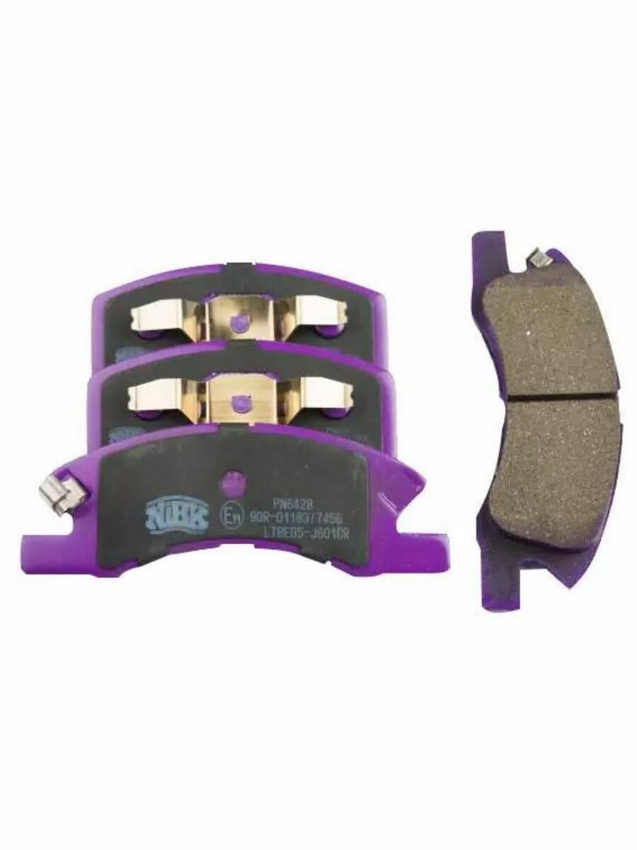 Колодки тормозные дисковые передние для а/м Daihatsu Mira, Cuore, Mitsubishi Mirage, Toyota Wigo, NIBK PN6428