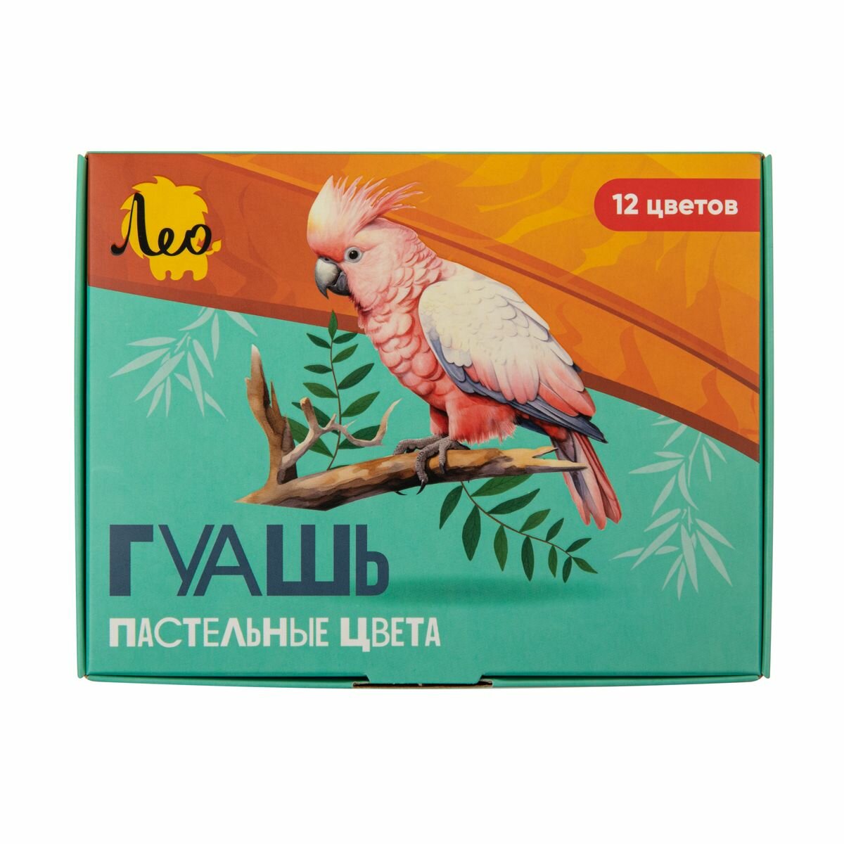 Лео Ярко краски гуашь, набор 12 пастельных цветов по 20 мл, LBPG-0112