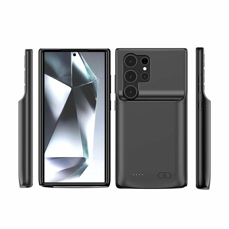 Чехол-аккумулятор для Samsung Galaxy S24 Ultra 5G, Fraternize Внешний аккумулятор , Чернить 5000 мАч