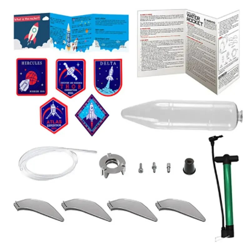 Детская пусковая ракета с распылителем воды