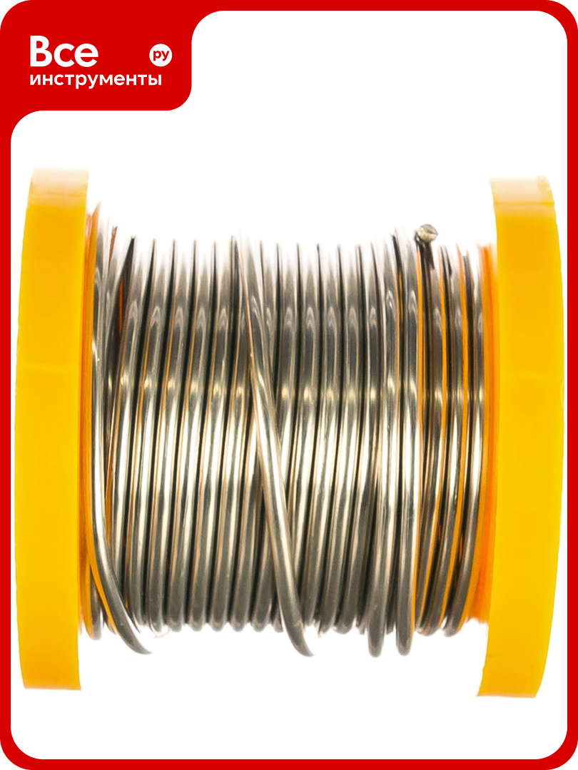 Припой с канифолью (2 мм; 100 г; Sn60 Pb40 Flux 2.2%) Gigant SP-003, соединения деталей между