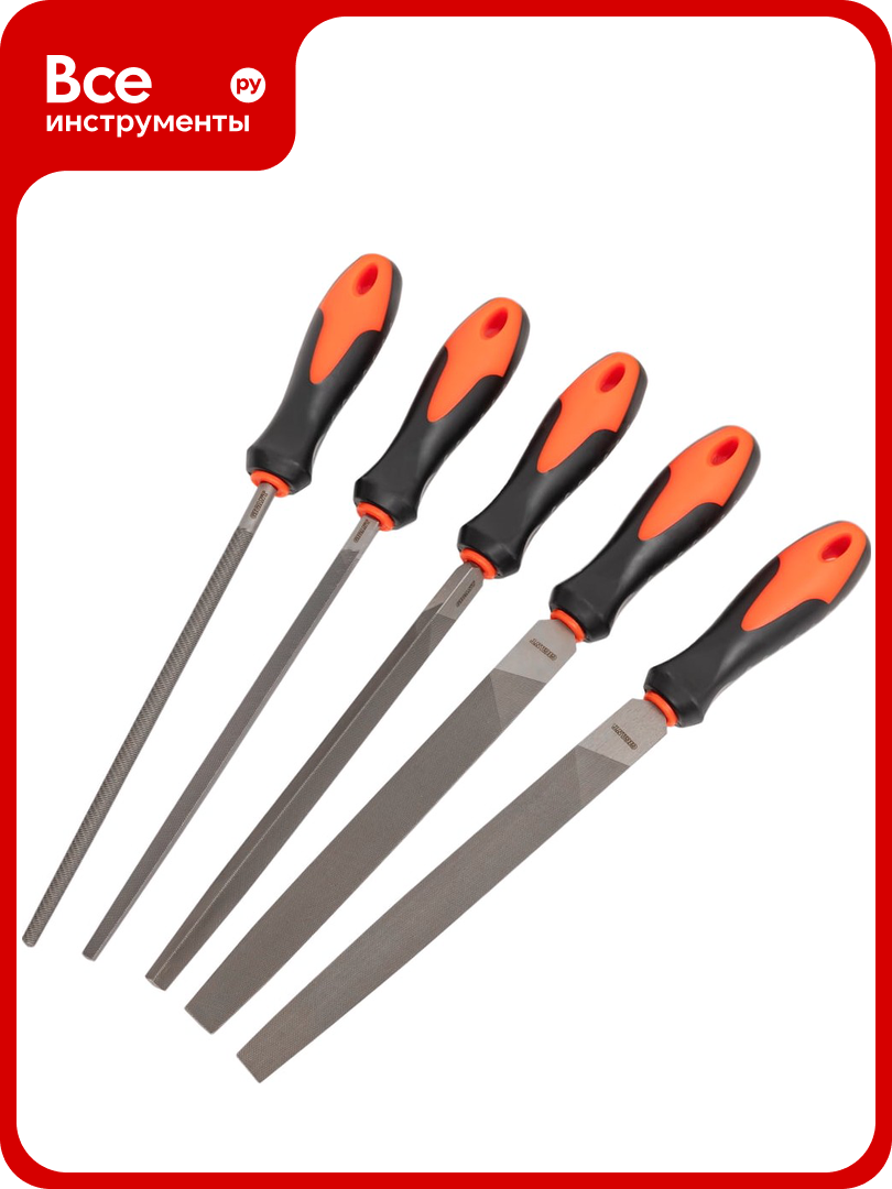 Набор напильников Gigant №2, 200 мм GFS-200-2, обработки