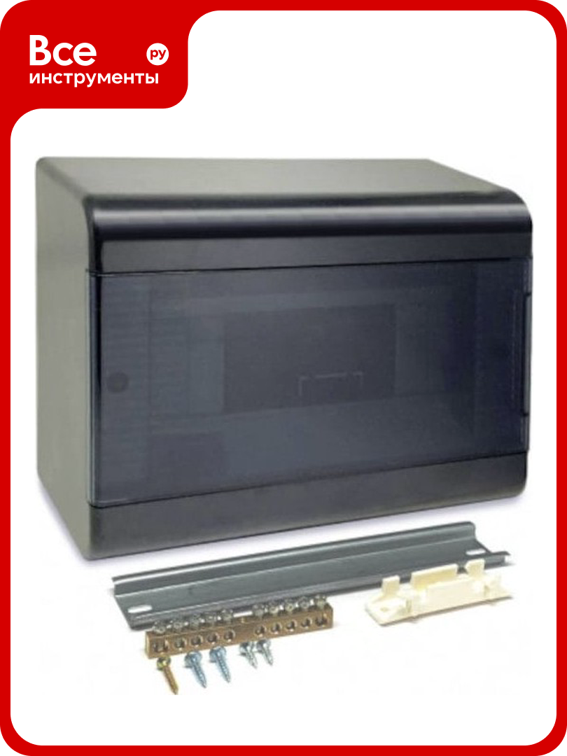 Щиток открытой проводки Рувинил Тусо на 9 модулей с дверцей 222x160x93 мм, открытой проводки серии