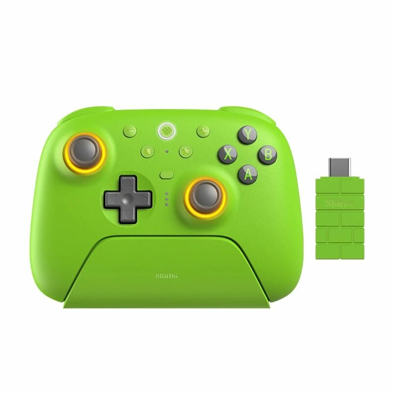 8BitDo Ultimate 2 Wireless Gaming Контроллер для ПК и Android с джойстиками TMR, переключаемыми триггерами, управлением движением, 8 скоростями
