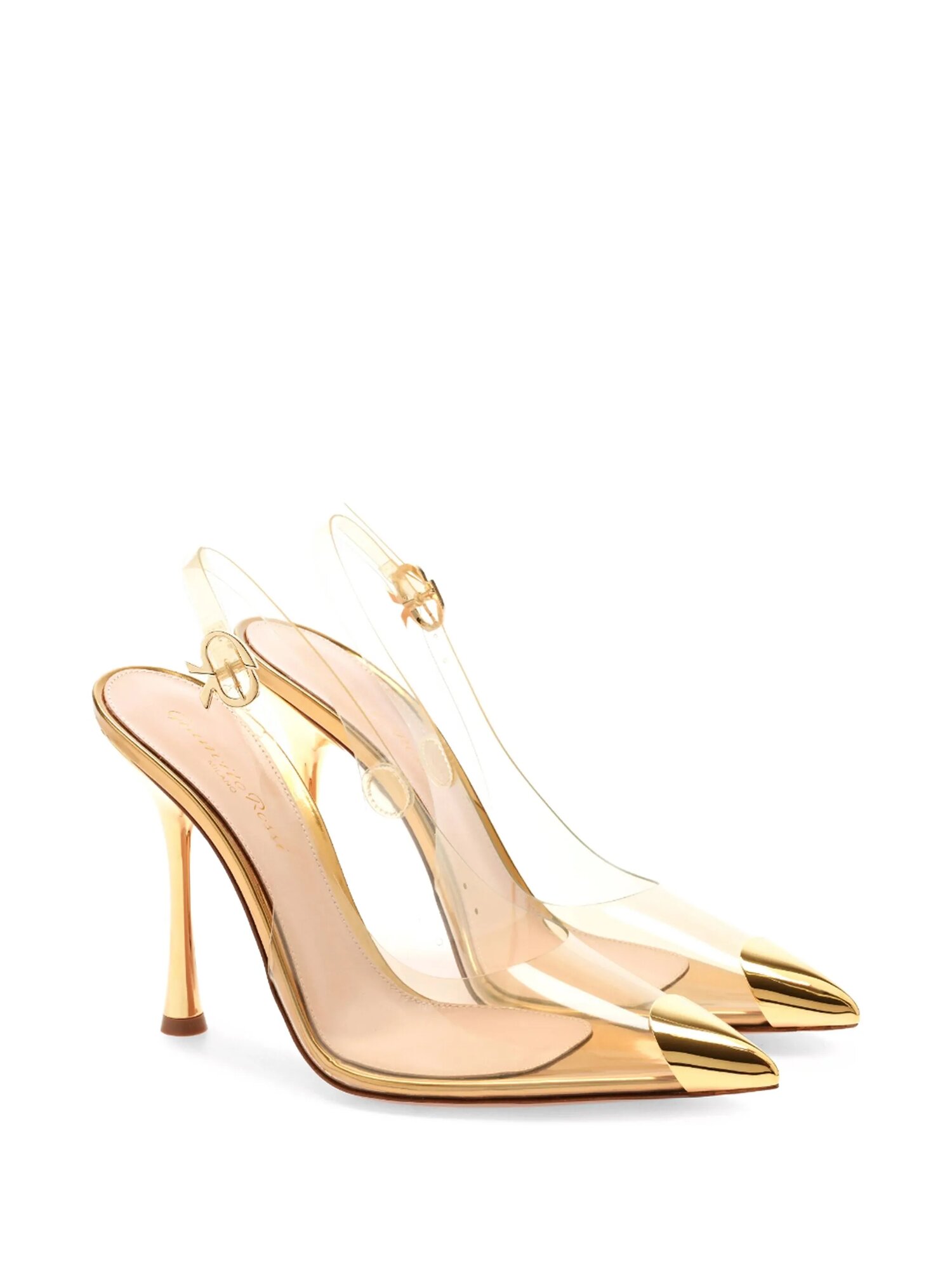 Туфли Gianvito Rossi Diana 105, размер 38, gold — фото 1