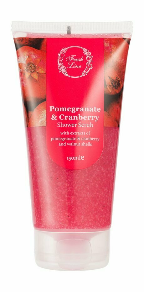 Fresh Line Pomegranate Cranberry Shower Scrub Гель-скраб для душа с экстрактом граната и клюквы 150мл