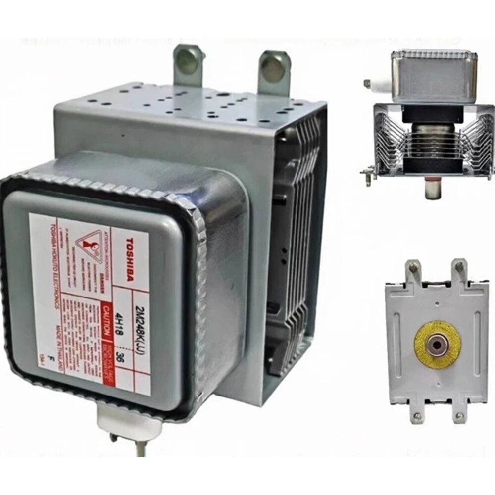 Коммерческая версия с винтами Магнетрон для TOSHIBA с воздушным охлаждением 2M248K, промышленное микроволновое оборудование, запасная часть для микроволновой печи