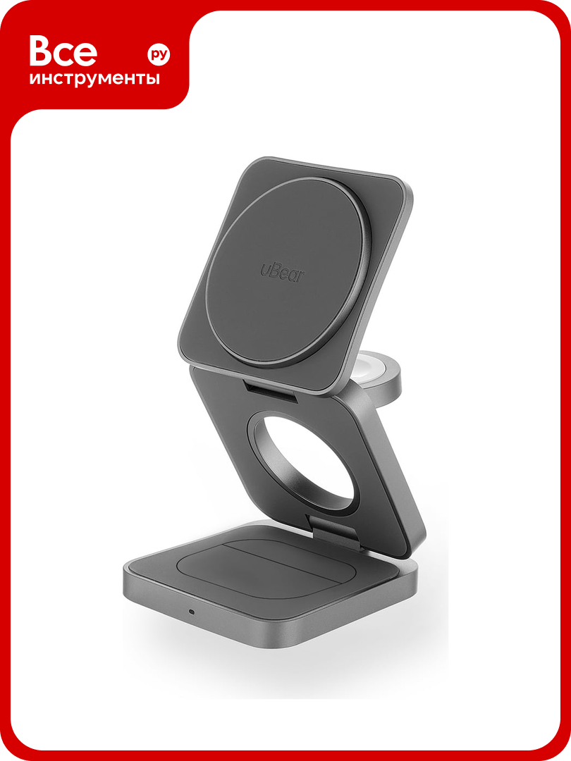 Беспроводное зарядное устройство uBear с поддержкой MagSafe, Balance WL09SG31-ADM