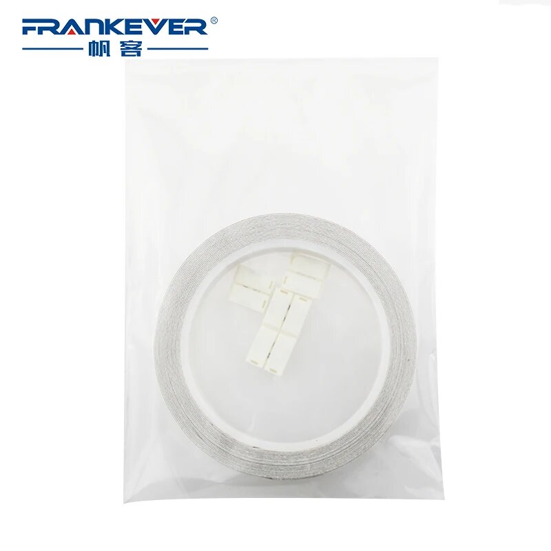 Клейкий плоский кабель для динамика FrankEver, «сделай сам», 5 м/компл, 2 медных провода под напряжение 36, светодиодный аудиопровод, удлинитель питания