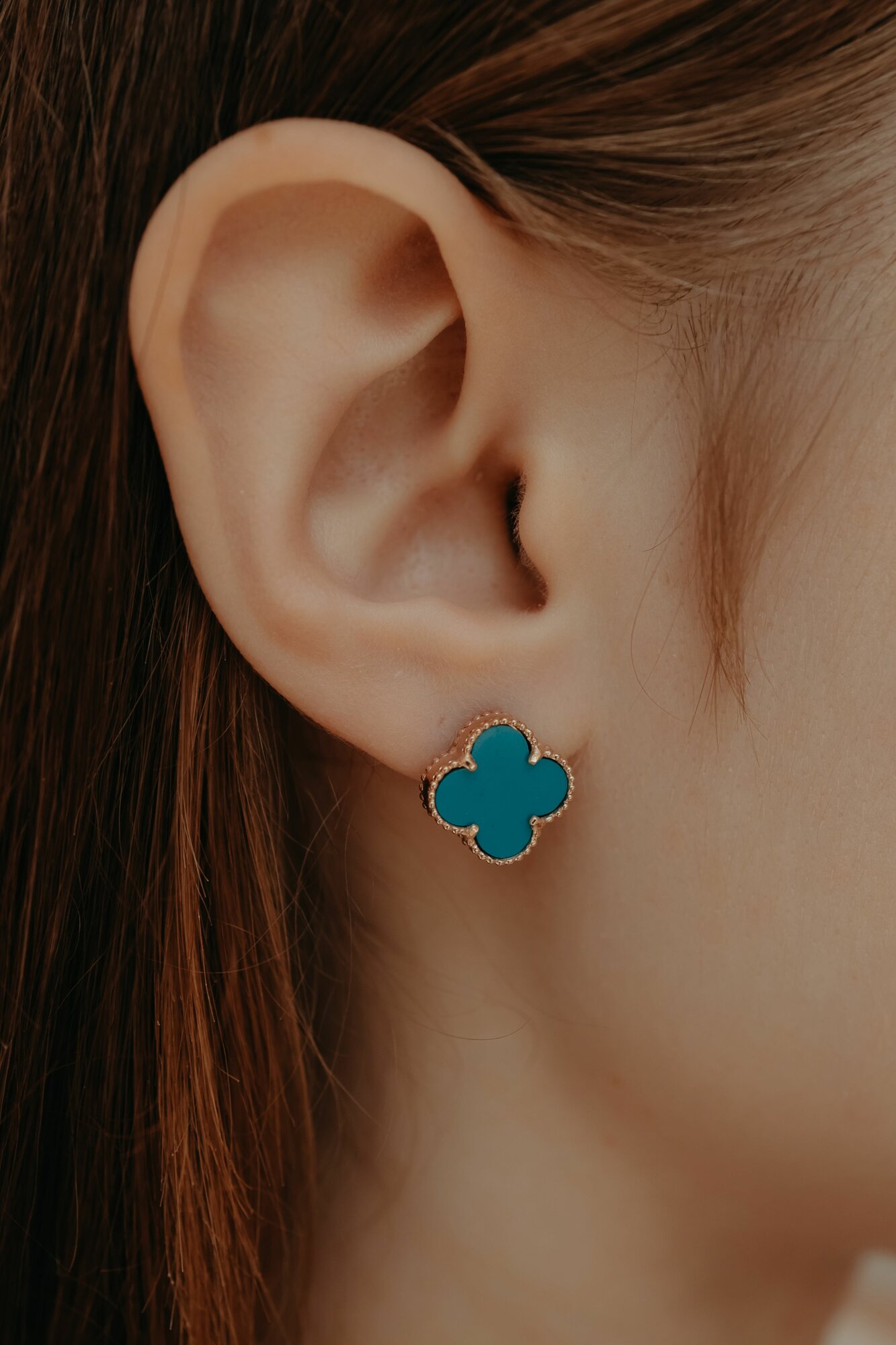 Серьги серебро, 925 проба, бирюза синтетическая