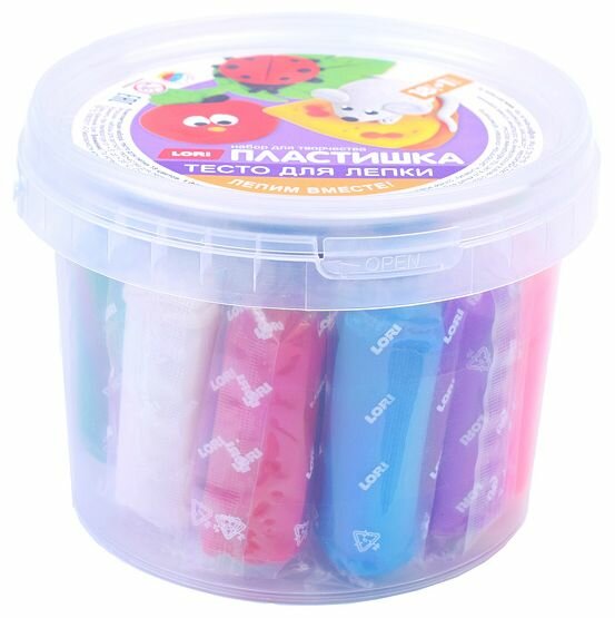 Тесто для лепки с формочкой, игровой набор для детского творчества и развития мелкой моторики, 18 цветов по 24 гр