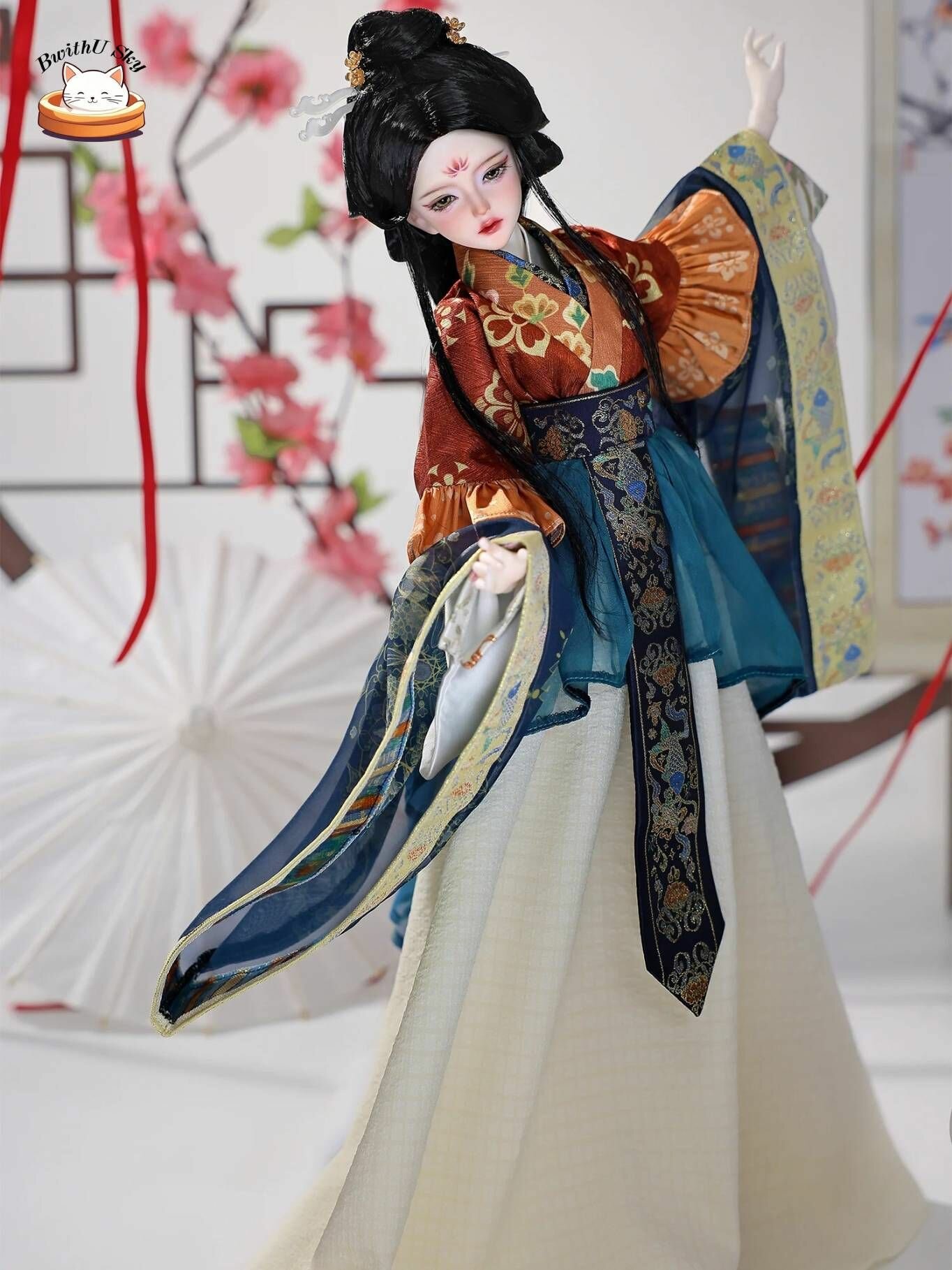 BwithU 1/4 BJD -кукла Кармен китайская - античная - красавица !
