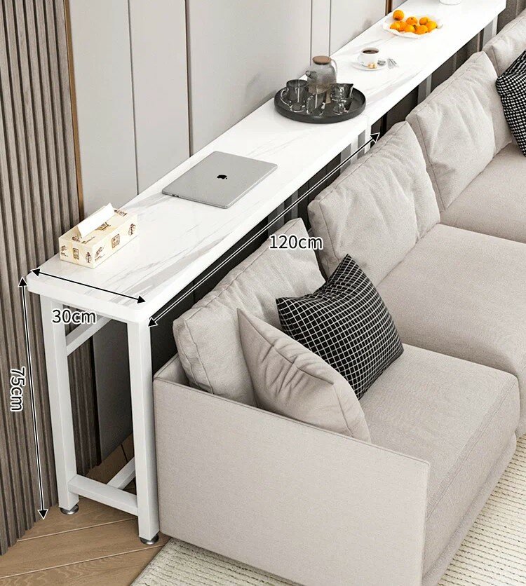 Задняя полка дивана, Металлический каркас, МДФ, 120x30x75cm