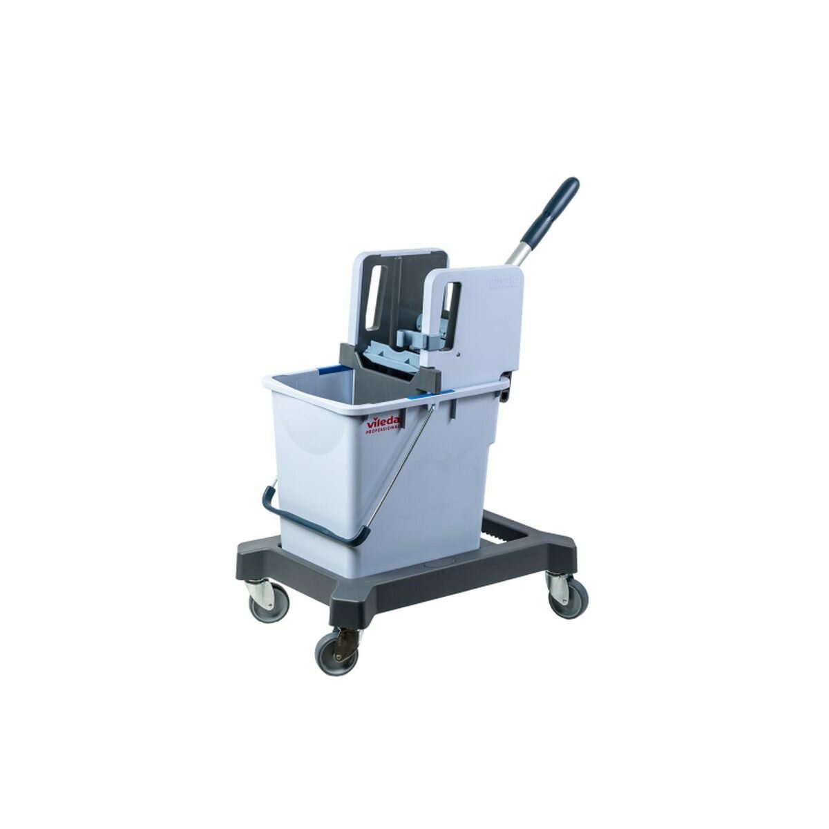 Тележка уборочная Vileda CombiSpeed Pro, 1 съемное ведро 25л, платформа, без транспортной ручки, вертик. отжим (149098)