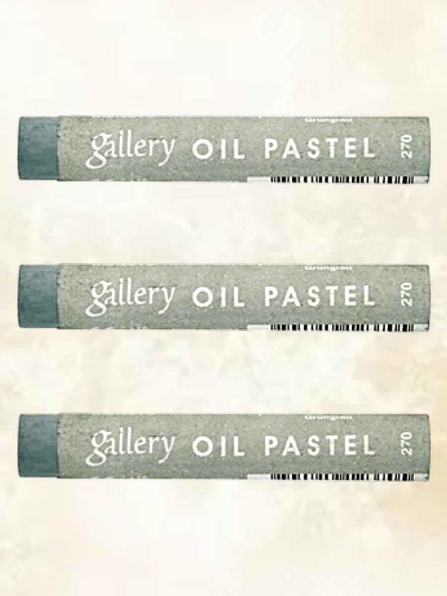 Пастель масляная мягкая профессиональная MUNGYO Gallery Зелёно-серый №270 (3шт)