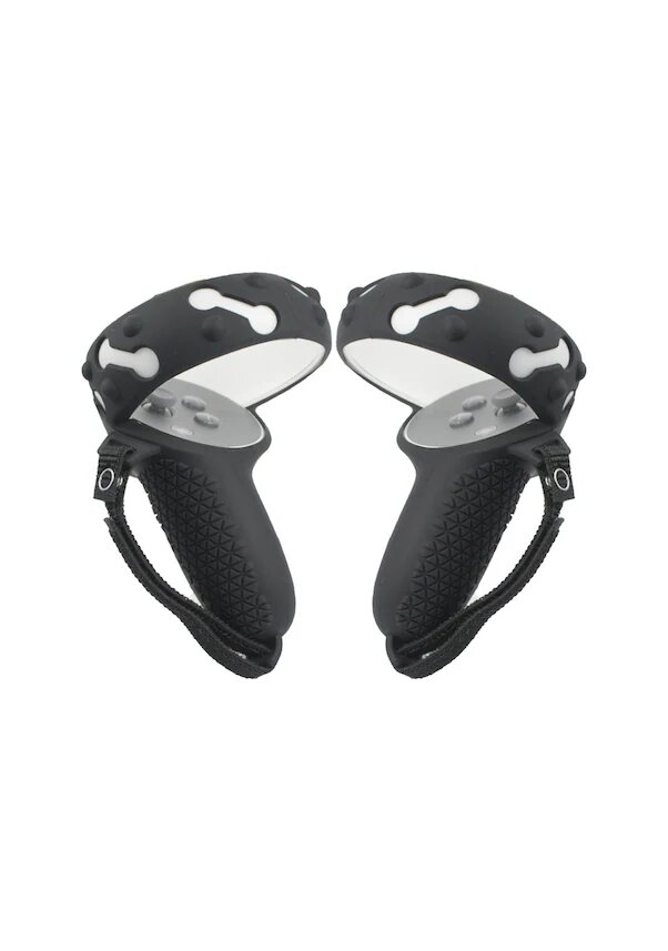 Защитный чехол для ручки контроллера виртуальной реальности Oculus Quest 2, черный