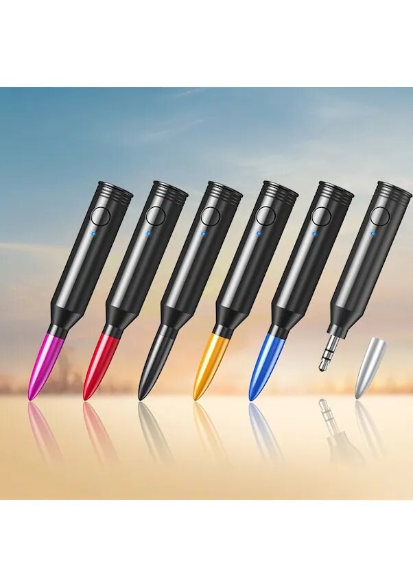 Автомобильный Bluetooth-ресивер M416, плеер, аудиоресивер, адаптер, Aux-конвертер, цвет королевский синий